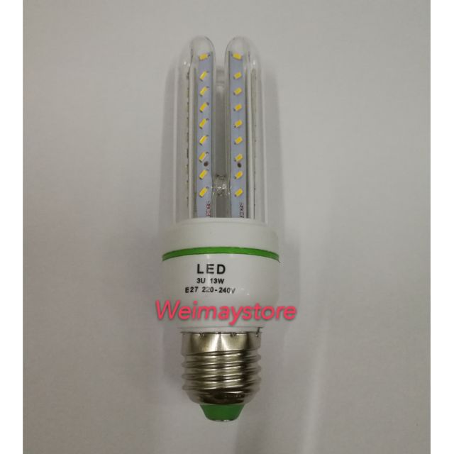 LED E27 13W 3U-SHAPED LED BULB(WARM WHITE) | Shopee Malaysia