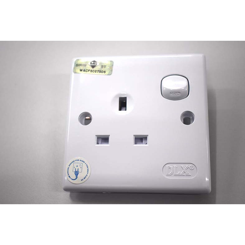 [READY STOCKS] DLX 13A SINGLE SWITCH SOCKET (SIRIM APPROVED) | Shopee ...