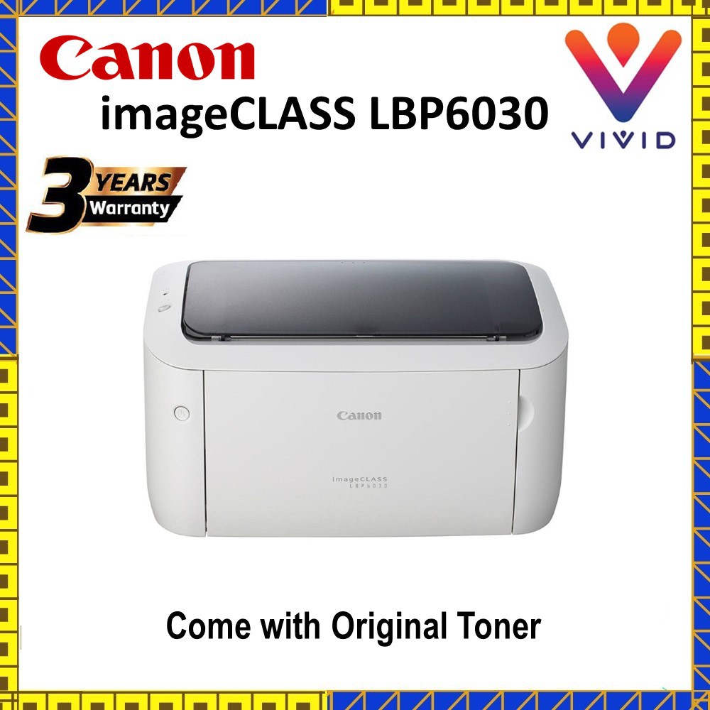 CANON LBP6030 LBP 6030 / LBP6030W LBP 6030W WIFI WIRELESS LASER PRINTER MONOCHROME [100% GENUINE ...