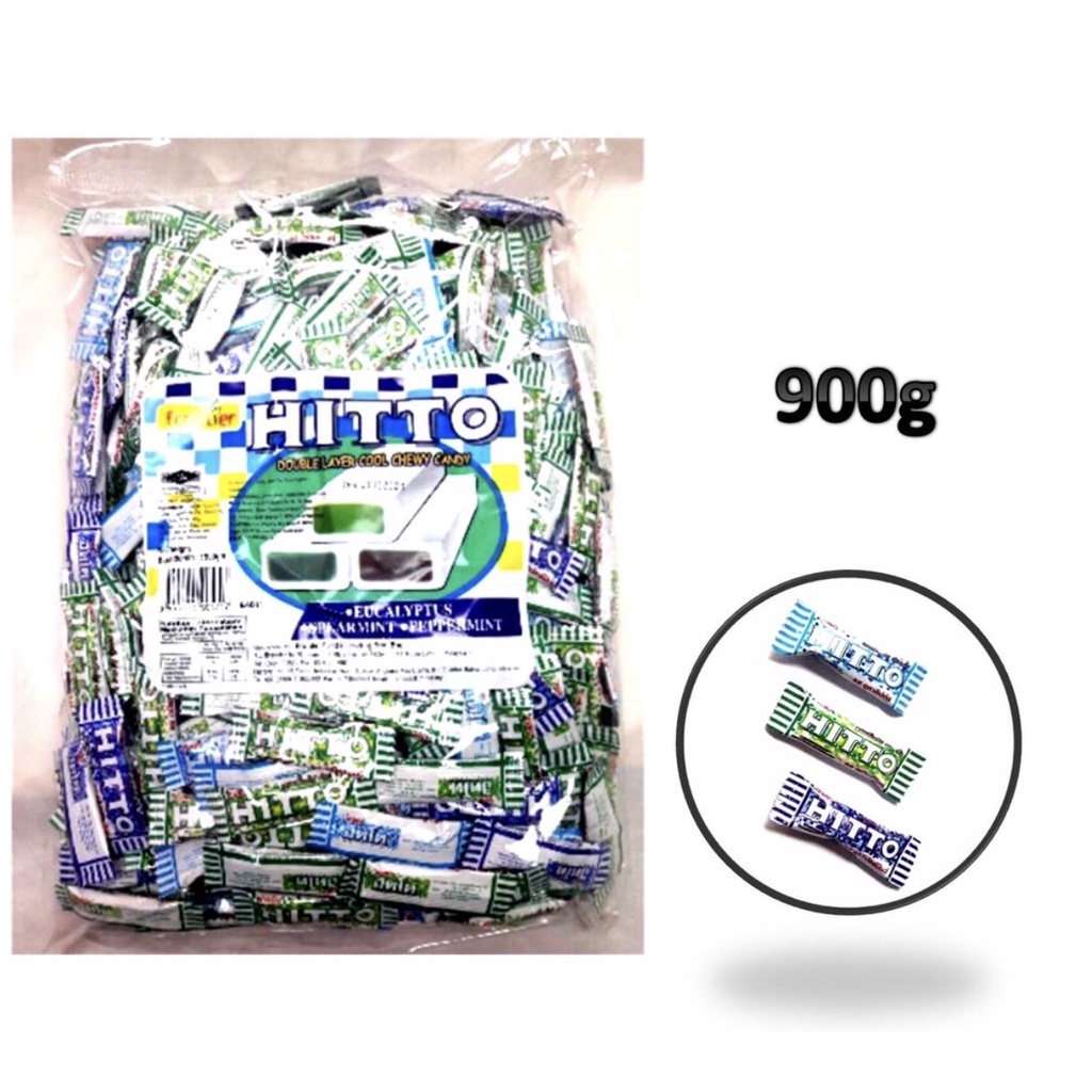 HITTO DOUBLE LAYER COOL CHEWY CANDY 900G/Hitto Mint Chewy Candy 300pcs土 ...