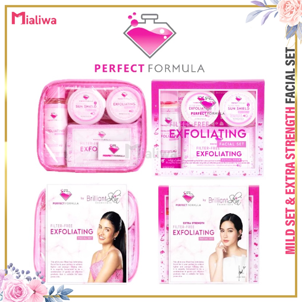 Perfect Formula Mild Set & Extra Strength Exfoliating Facial Set ...