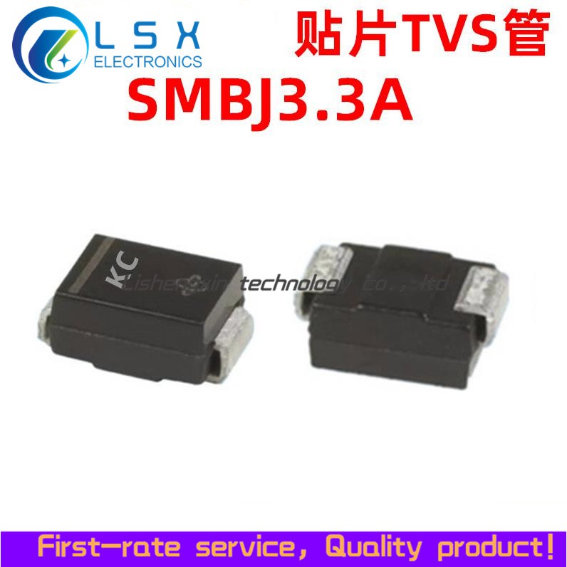 10PCS TVS (Trans Voltage Suppressor Diode) SMBJ3.3A DO-214AA 3.3V SMBJ3.3A SMBJ5.0A SMBJ6.0A ...