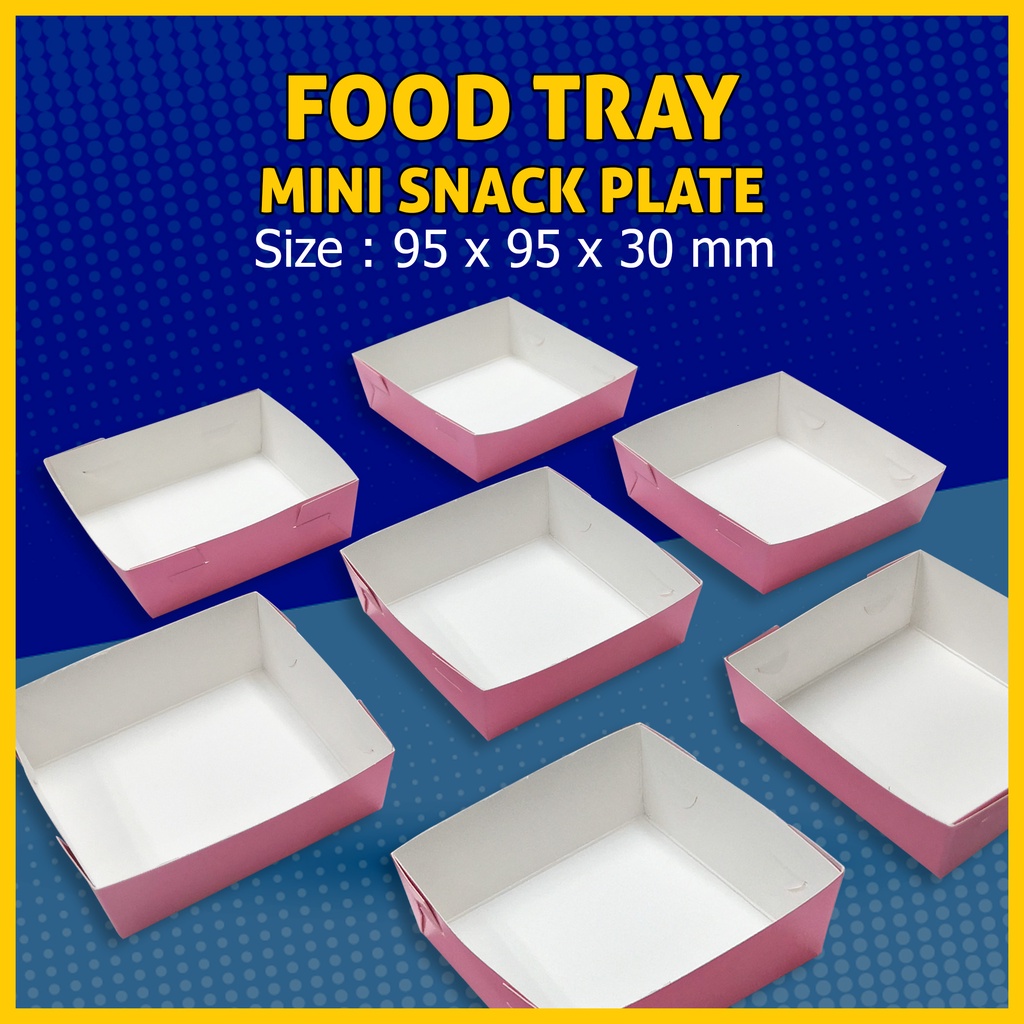 Limited Ready Stock - Pink Kertas Pinggan Makanan Paper Food Boat Tray ...