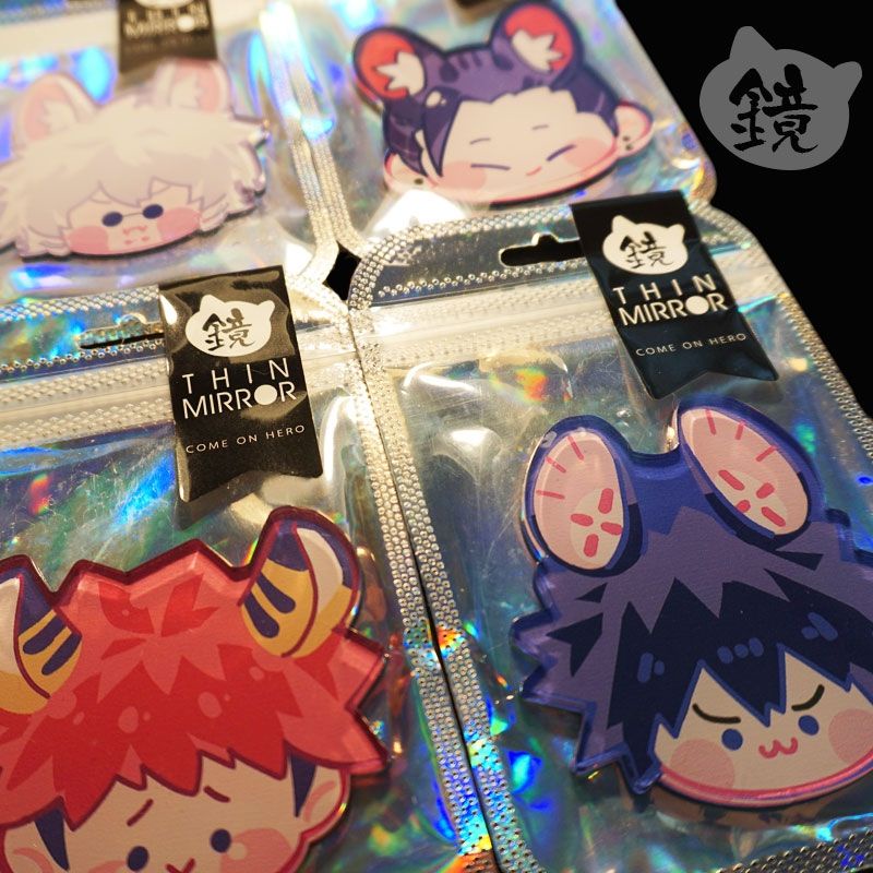 Jujutsu kaisen mirror cosmetic mirror mini cat gojo satoru yuji itadori ...