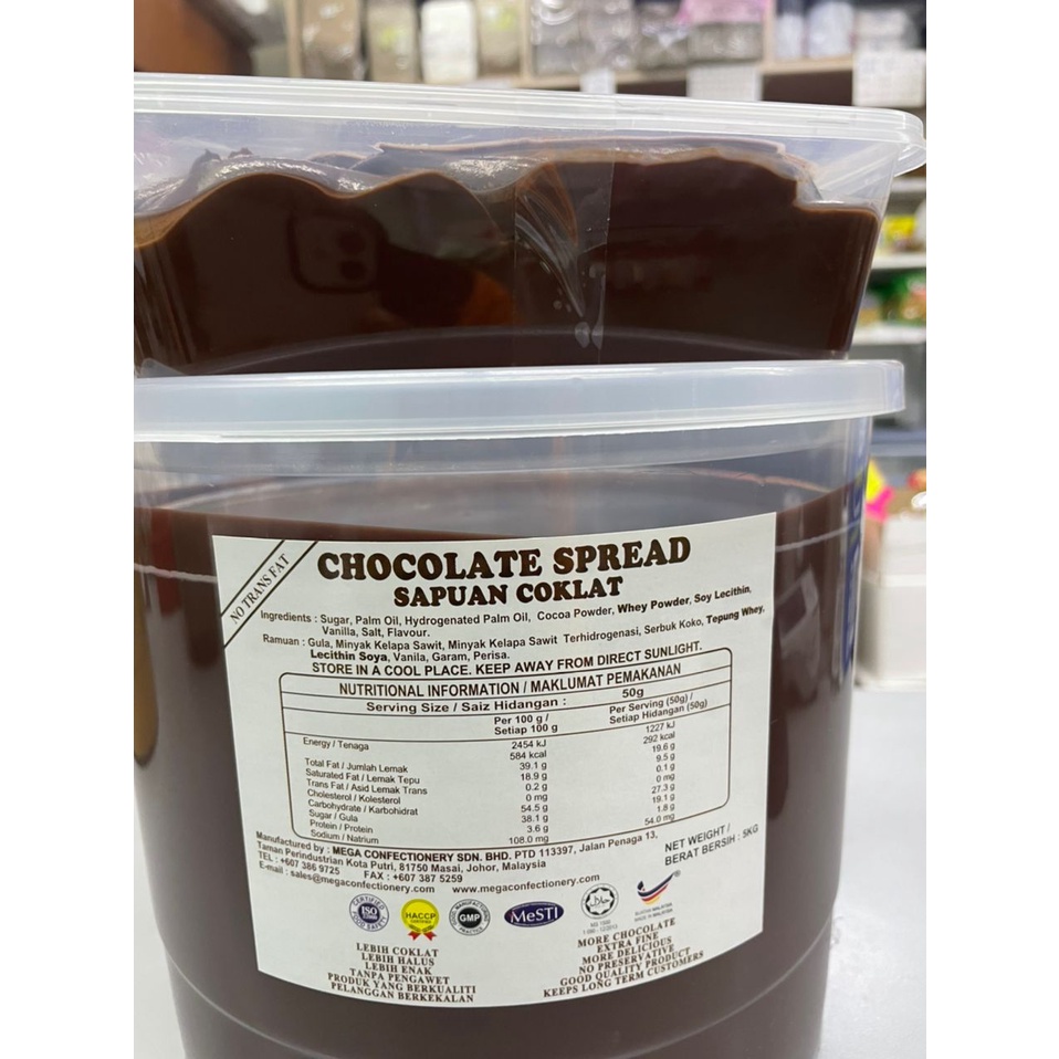 [Ready Stock][Halal] Sapuan Coklat Chocolate Spread/Chocolate Cream ...