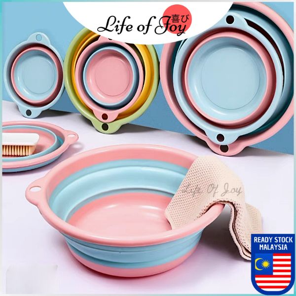 Foldable Wash Basin Collapsible Folding Basin Travel Face Washing ...