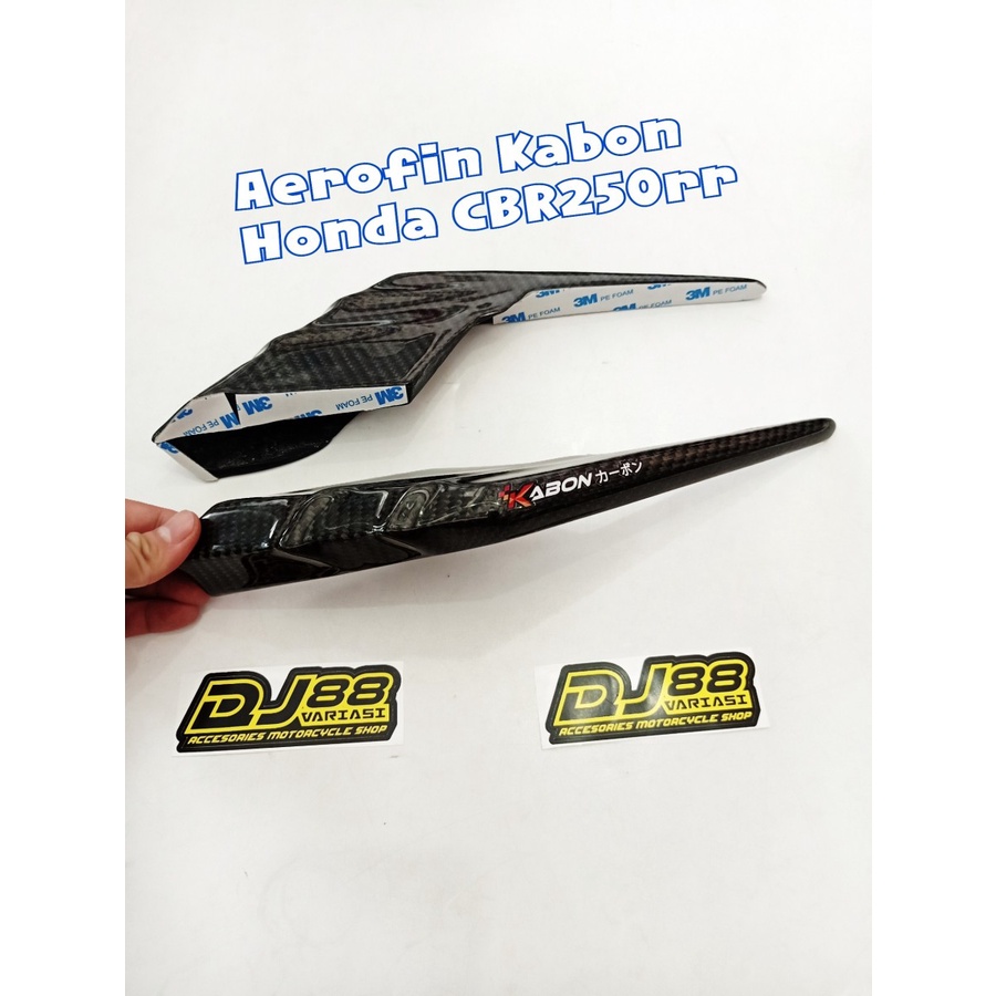AEROFIN kabon cbr250rr aero fin carbon honda cbr 250RR side fin ...