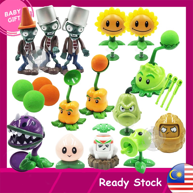 Plants Vs Zombie Toys Mini Figure Action Toys For Kids Collectible ...