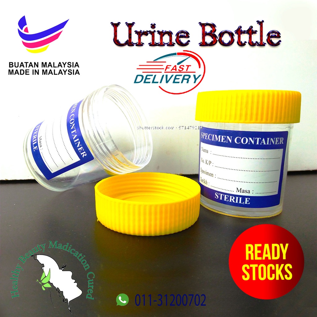 Single Urine Test Strip + Botol |MINIMUM ORDER 5 PCS | Keputusan Pantas ...