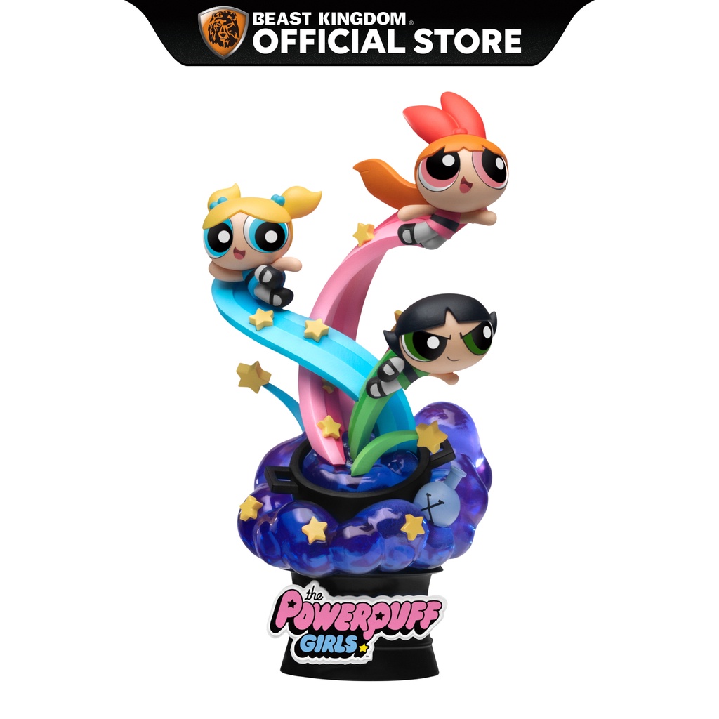 Beast Kingdom DS-095 The Powerpuff Girls: The Day Is Saved Diorama ...