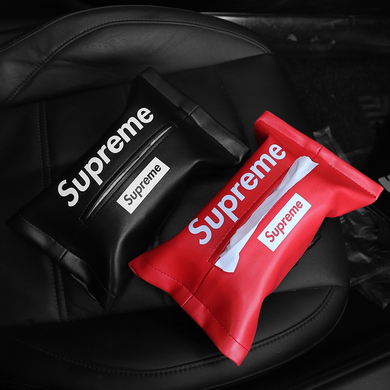 Supreme Car Leather Tissue Box | Shopee Malaysia