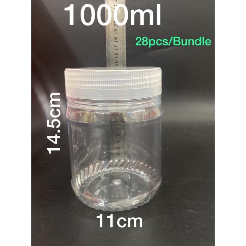 28pcs 1000ml BALANG TRANSPARENT KUIH VIRAL / CANTIK / MURAHH ...