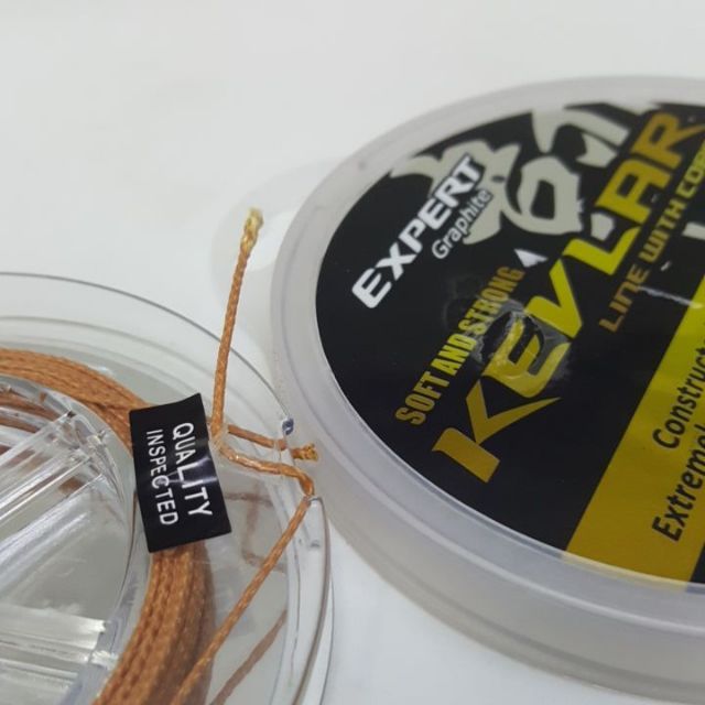 EXPERT GRAPHITE Kevlar FISHING Line With Core | Shopee Malaysia