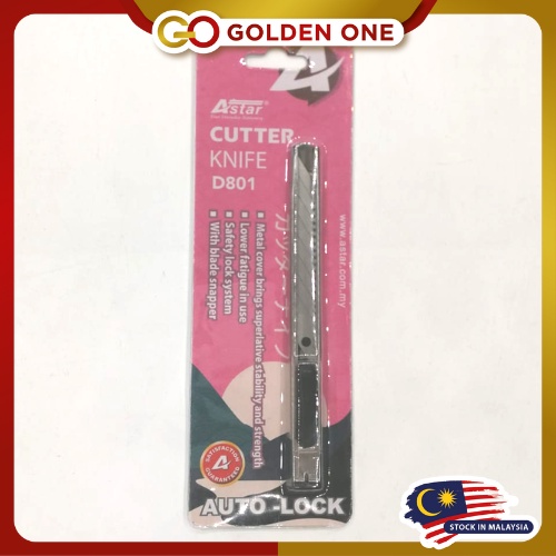 Astar Metal / Steel Auto-Lock Cutter Knife Plastic Sliding Cutter Pen ...
