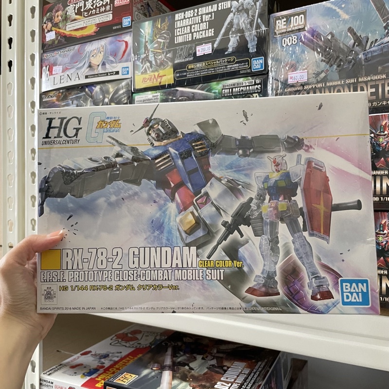 BANDAI HG 1/144 RX-78-2 GUNDAM (CLEAR COLOR Ver.) | Shopee Malaysia