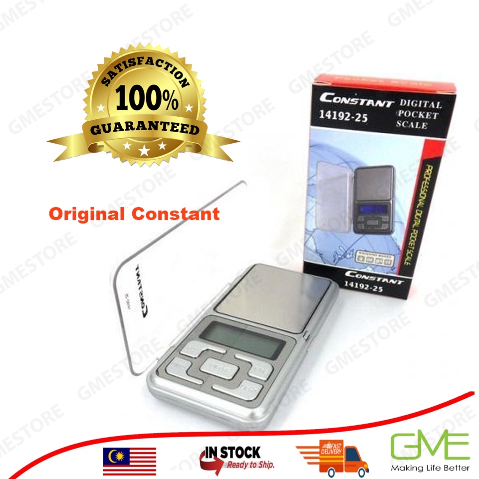 Original Constant scale 200g x 0.01g /0.1g/ Mini Digital Weight Jewelry Gold Pocket Scales LCD ...