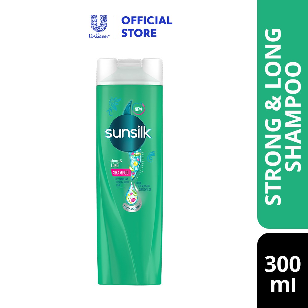 Sunsilk Shampoo Strong & Long (300ml) | Shopee Malaysia