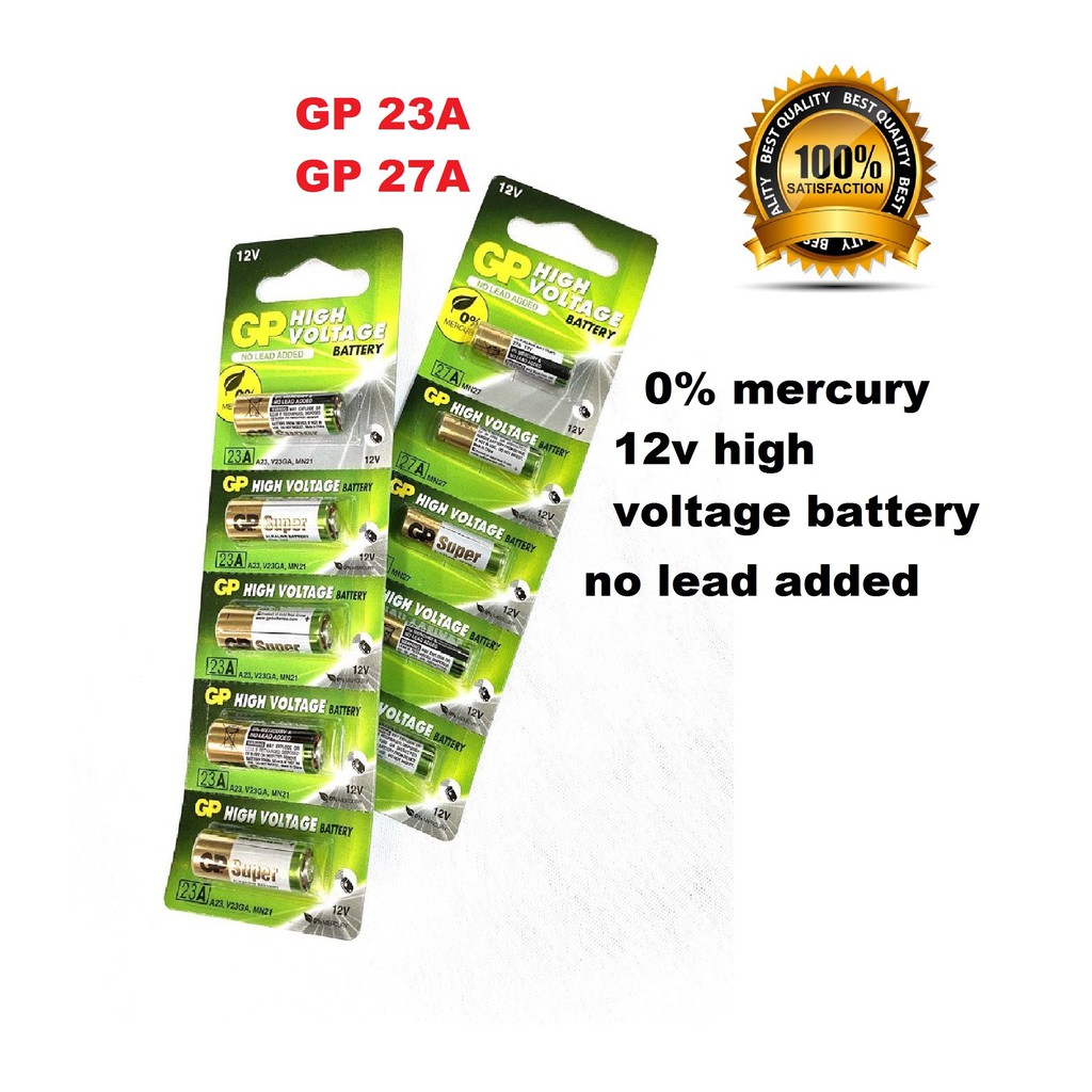 GENUINE 23A/27A GP Alkaline Battery 12v | Shopee Malaysia