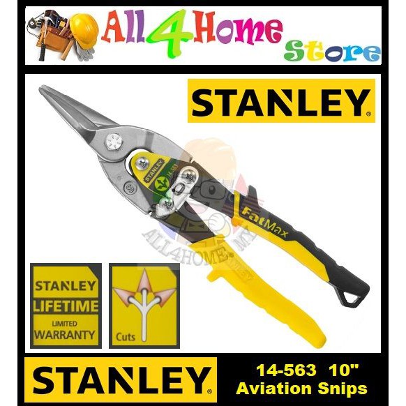 Stanley 14563 Fatmax Straight Cut 10 Inch Compound Action Aviation ...