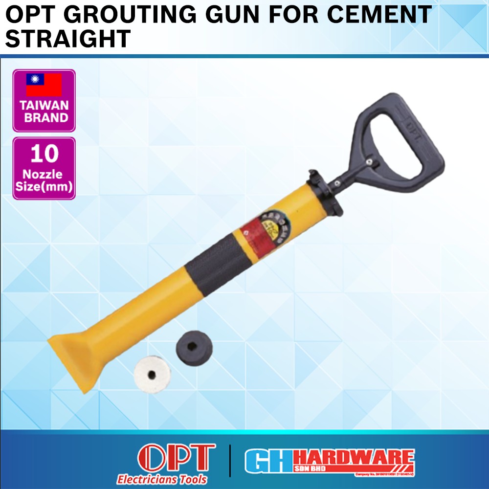 [ GH HARDWARE ] OPT Grouting Gun For Cement - Round / Straight | Shopee ...