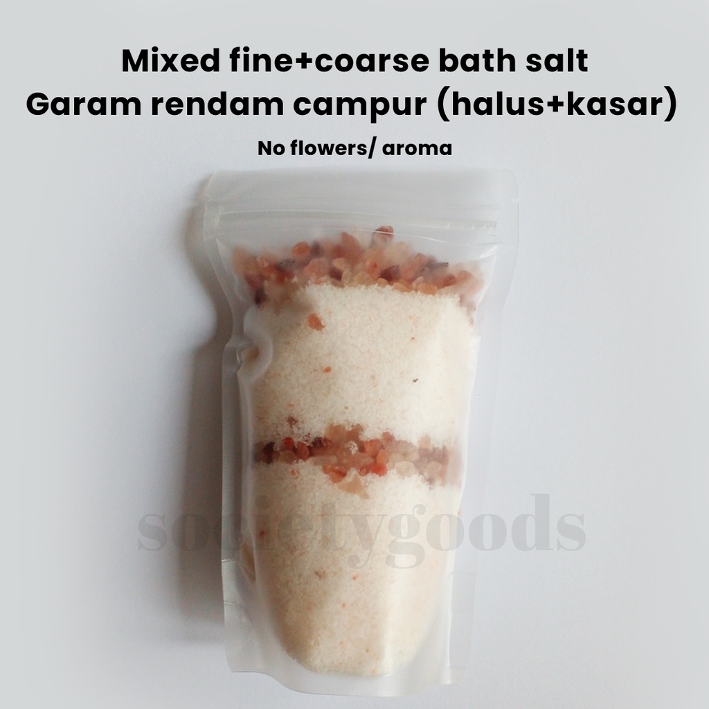 Unscented Bath Salt Foot Soak Salt Mixture - Garam mandi rendam kaki ...