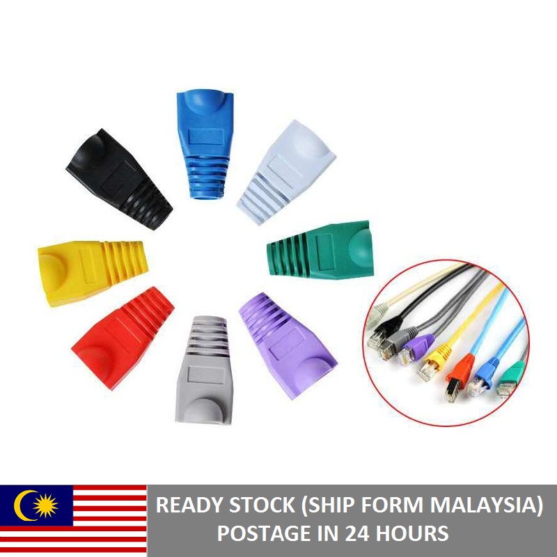 RJ45 Network Rubber Boot/Rubber Protector Cap/Network Lan Cable ...