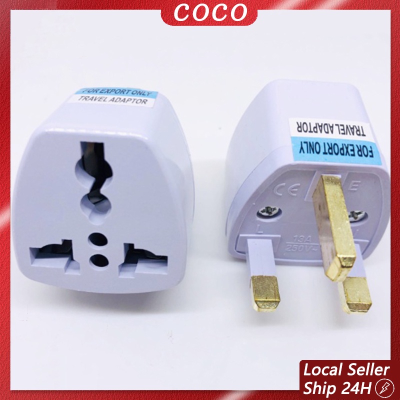 Tourism conversion plug UK EU standard Plug Adapter Power Converter, UK ...