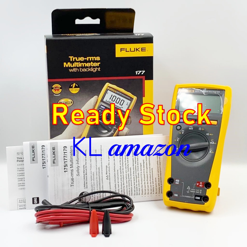 (100% ORIGINAL FLUKE! FAST DELIVERY) Fluke 177 TRUE RMS Digital ...