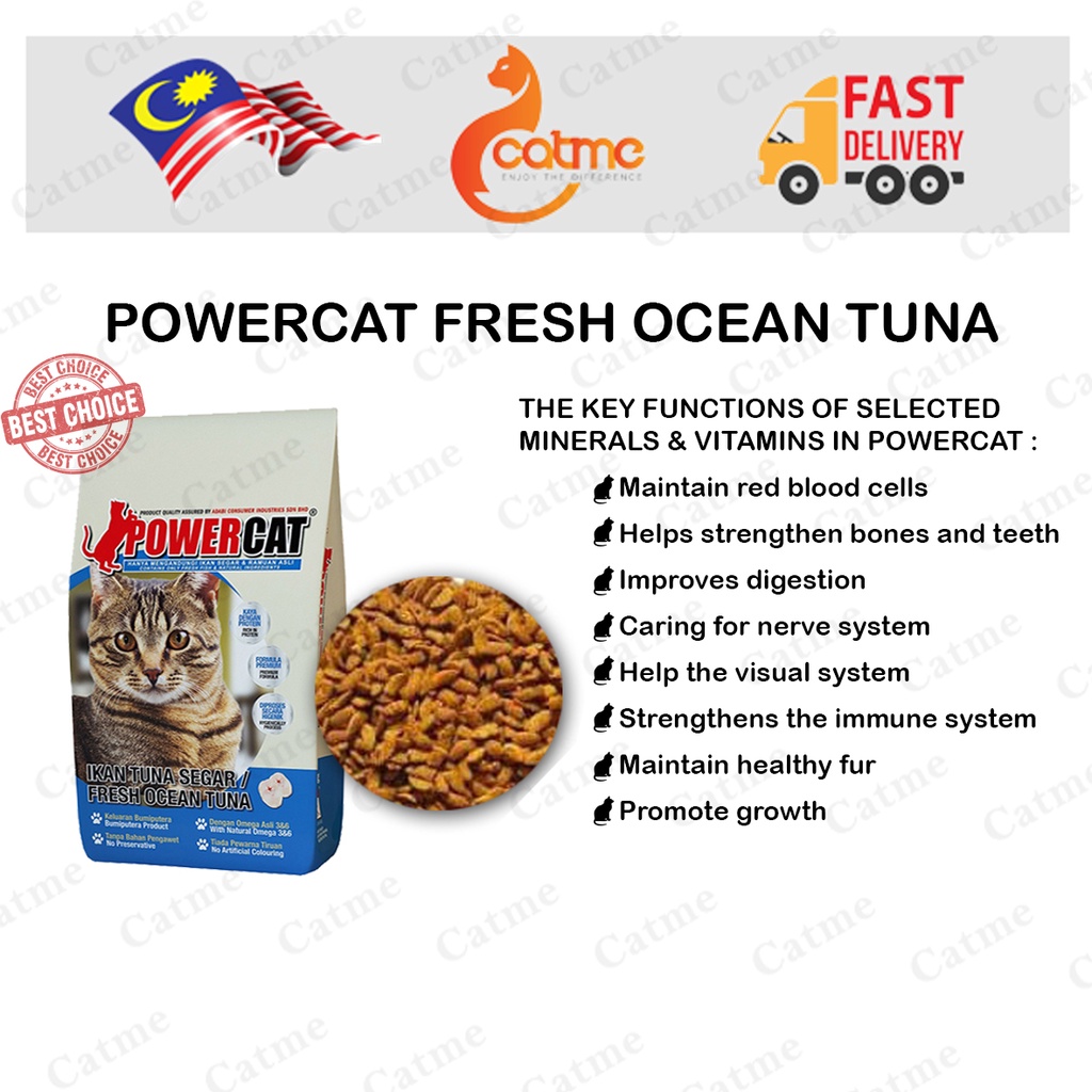 Powercat Ocean Tuna ( Dry Food ) | Shopee Malaysia