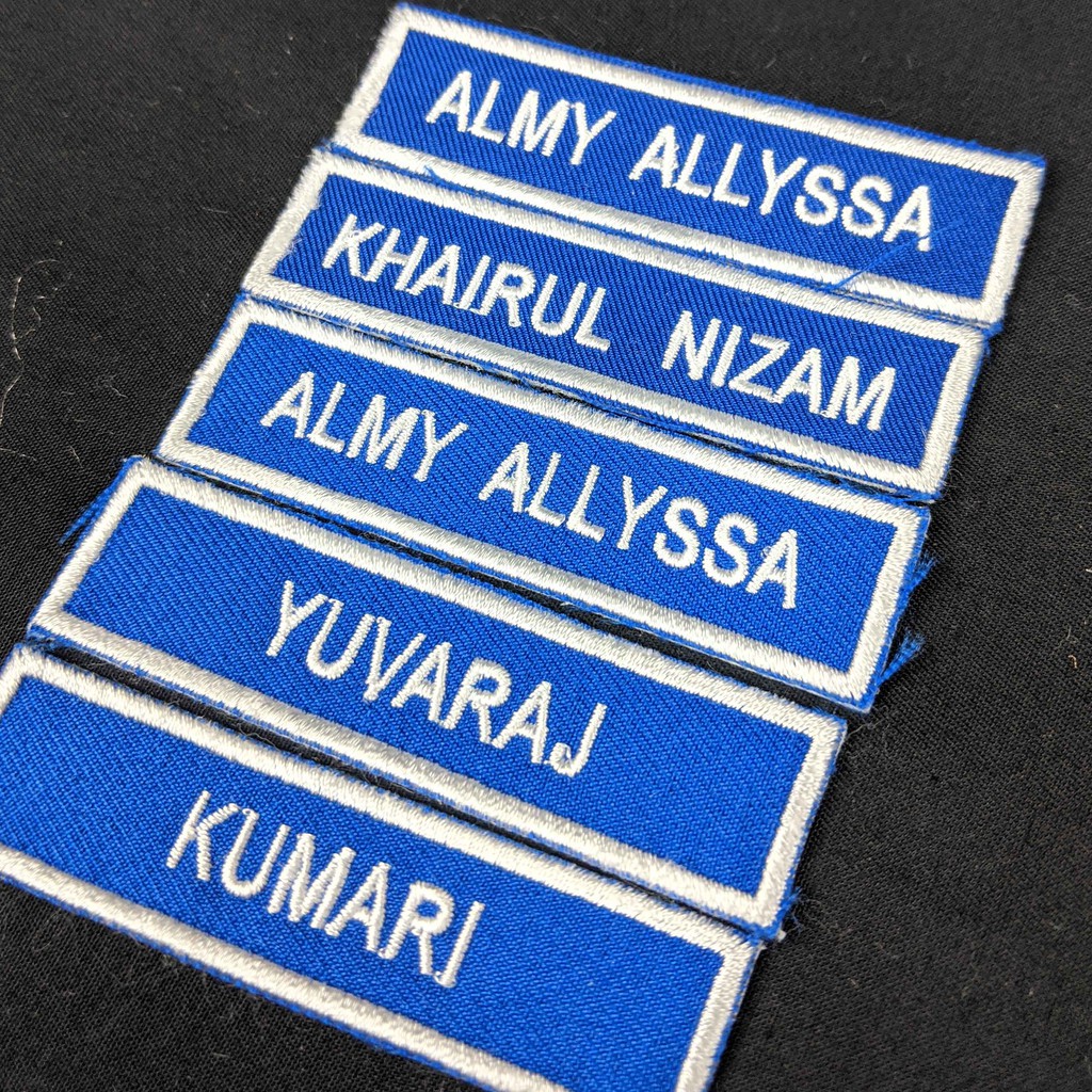 [ 1 PCS ] NAME TAG/ NAMETAG KAIN / TANDA NAMA KAIN / TANDA NAMA SEKOLAH ...