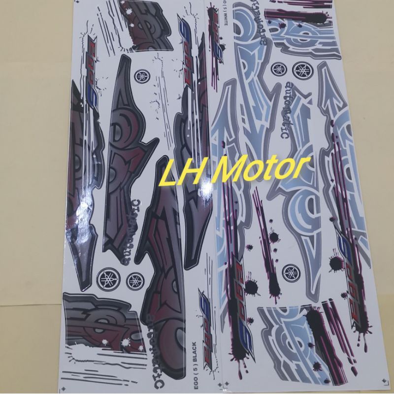 Yamaha🌟 EGO S ( 5 ) 🌟Body Sticker | Shopee Malaysia