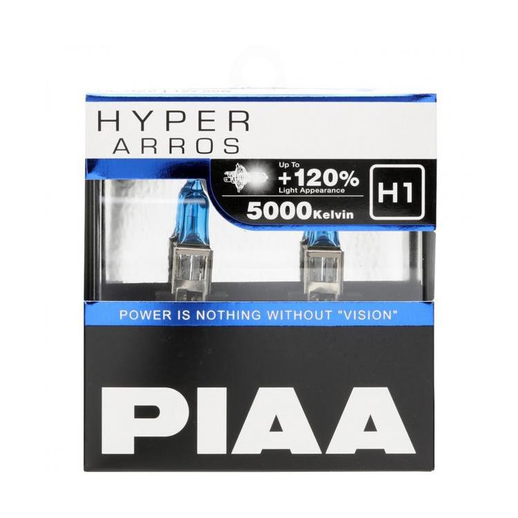 PIAA Hyper Arros 5000K Head Lamp Light Fog Lamp Spot Light Halogen Bulb (H1) | Shopee Malaysia