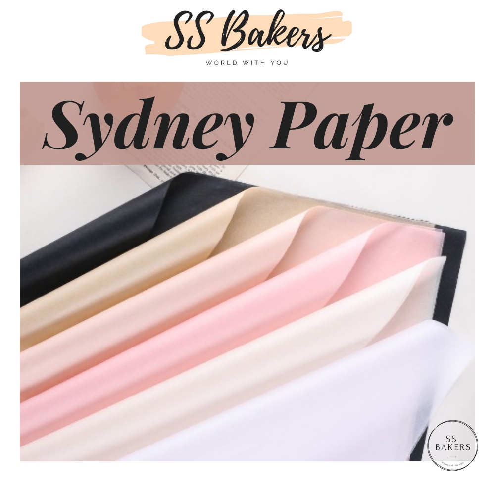 40pcs Sydney Paper Waterproof Baking Flower Cake Decoration Bouquet ...