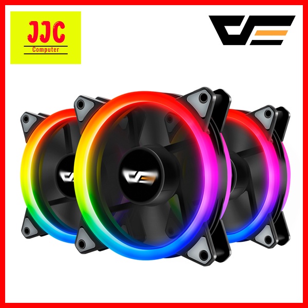 DARKFLASH DR12 PRO | DOUBLE RING RGB FAN | Shopee Malaysia