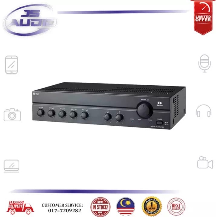 TOA Public Address Mixer Power Amplifier Model: A-2030D | Shopee Malaysia