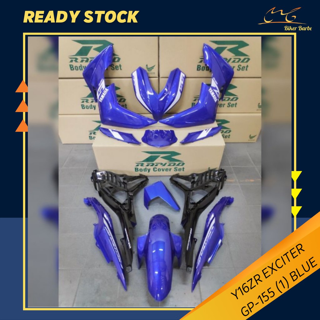 [READY STOCK] COVERSET/BODYSET YAMAHA Y16/Y16ZR EXCITER GP-155 (1) SET ...