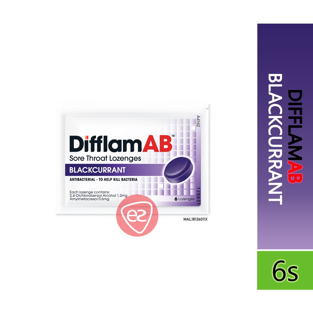 DIFFLAM AB SORE THROAT LOZENGES ( DIFFLAM AB LEMON/ ORANGE ...
