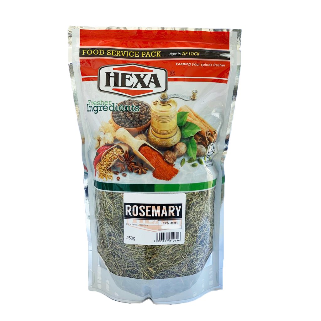 HEXA Dried Rosemary Leaves 250gm Daun Rosemari Food Service Packaging ...