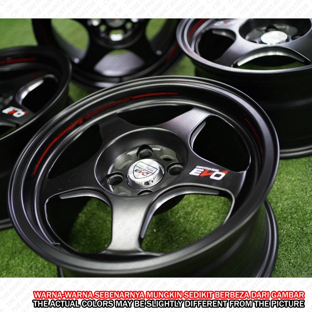 [ Regamaster Black Sport Rim Paint WL11 ] Aikka Motor Car Color 400ml ...