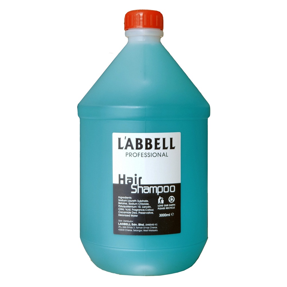 LABBEL Gallon Shampoo Blue 3000ml Mint Cool Hotel Salon Airbnb | Shopee ...