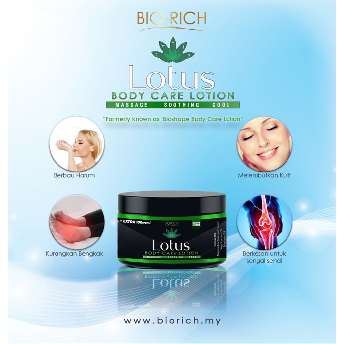 BIORICH Lotus Body Care Lotion | Shopee Malaysia