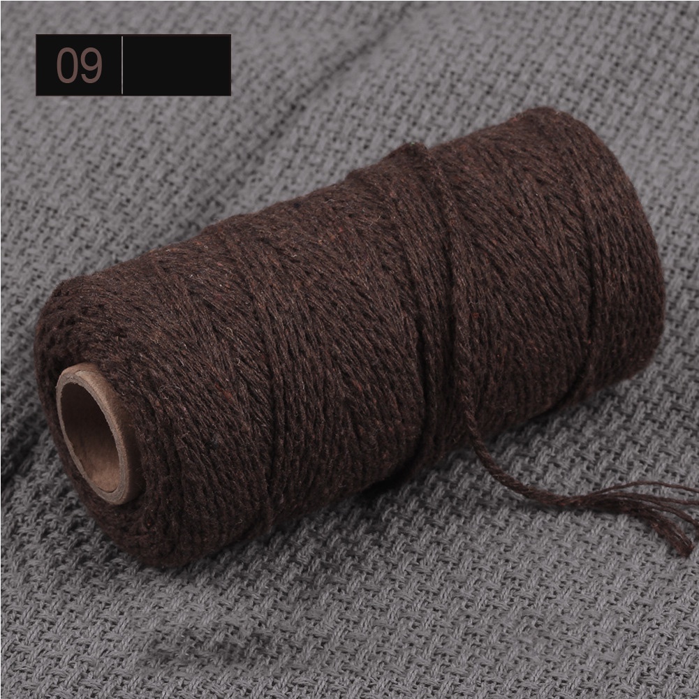 100m Long/100Yard Pure Cotton Twisted Cord Rope Artisan String Crafts ...