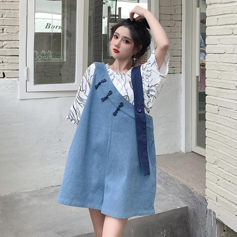 Jumpsuit Women Suspender Playsuit Casual Sleeveless Solid Wide Leg ...