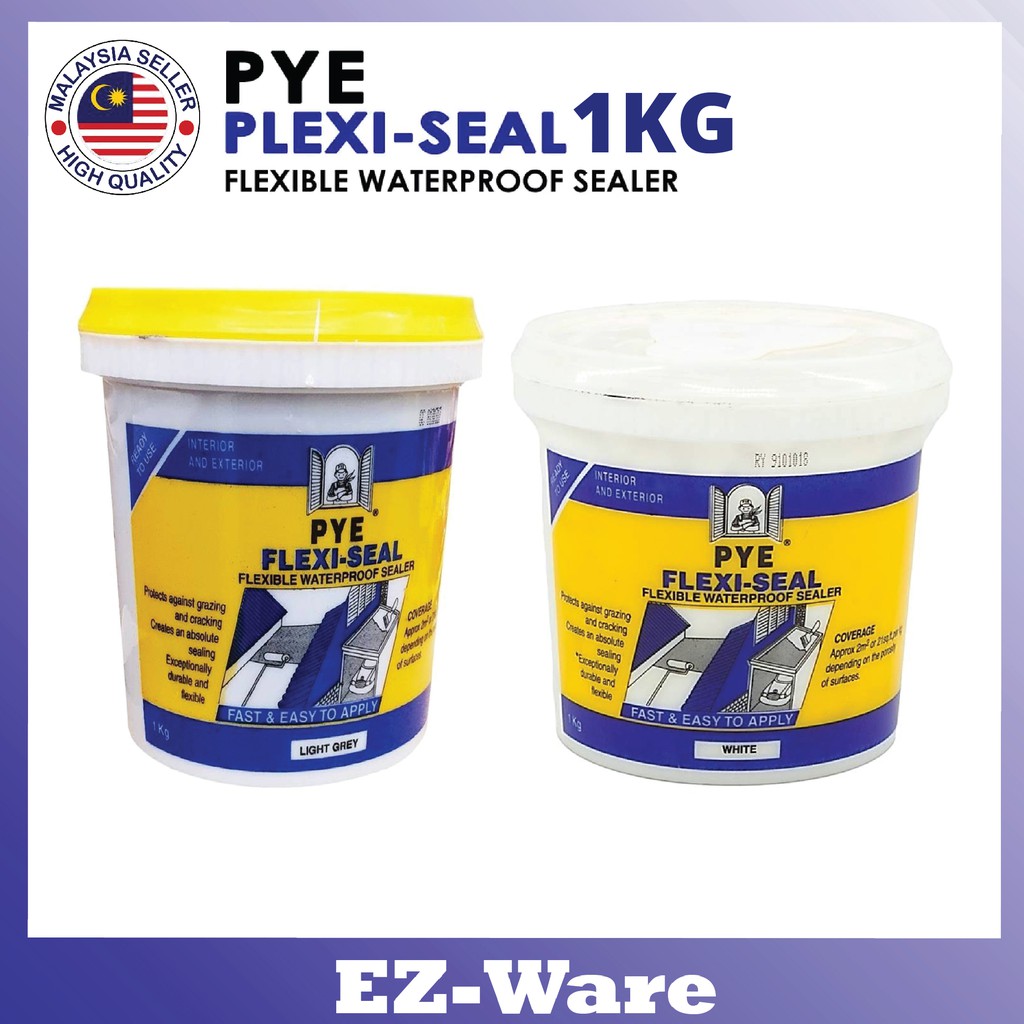 1kg PYE Waterproof Sealer Flexi-Seal / PYE Flexi-Seal (White / Light ...