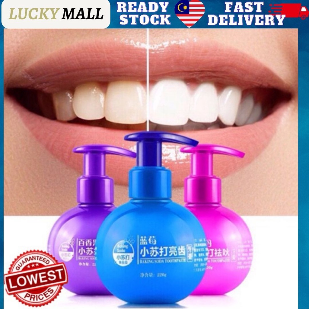 【Ready Stock Msia】Tik Tok Baking Soda Intensive Stain Removal Whitening ...