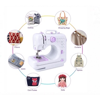 Sewing Machine FHSM-505/YASM-505A Upgraded 12 Sewing Portable Mini ...