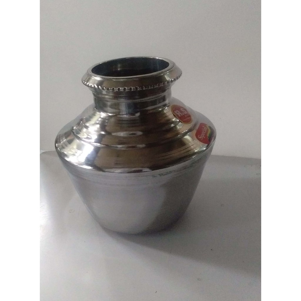 Stainless Steel Traditional Kudam / Kooja / Sembu | Shopee Malaysia