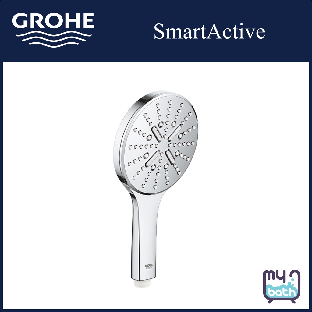 Grohe 26544000 & 26544LS0 SmartActive 130 Hand Shower 3 Sprays | Shopee ...