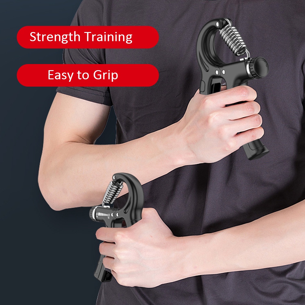 Adjustable Resistance Hand Grip Gripper Wrist Arm Finger Forearm ...
