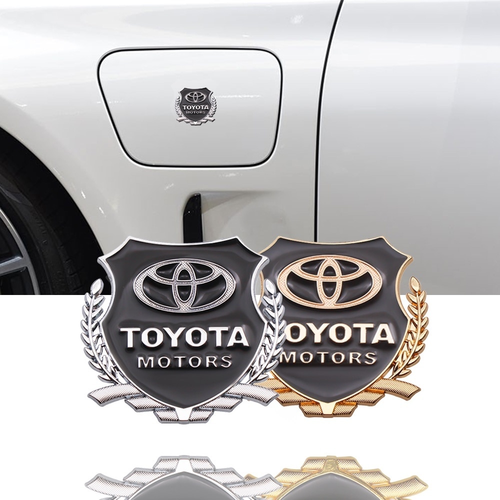 2pcs 3D Metal Car Styling Side Door Badge Stickers Side Window Emblem ...